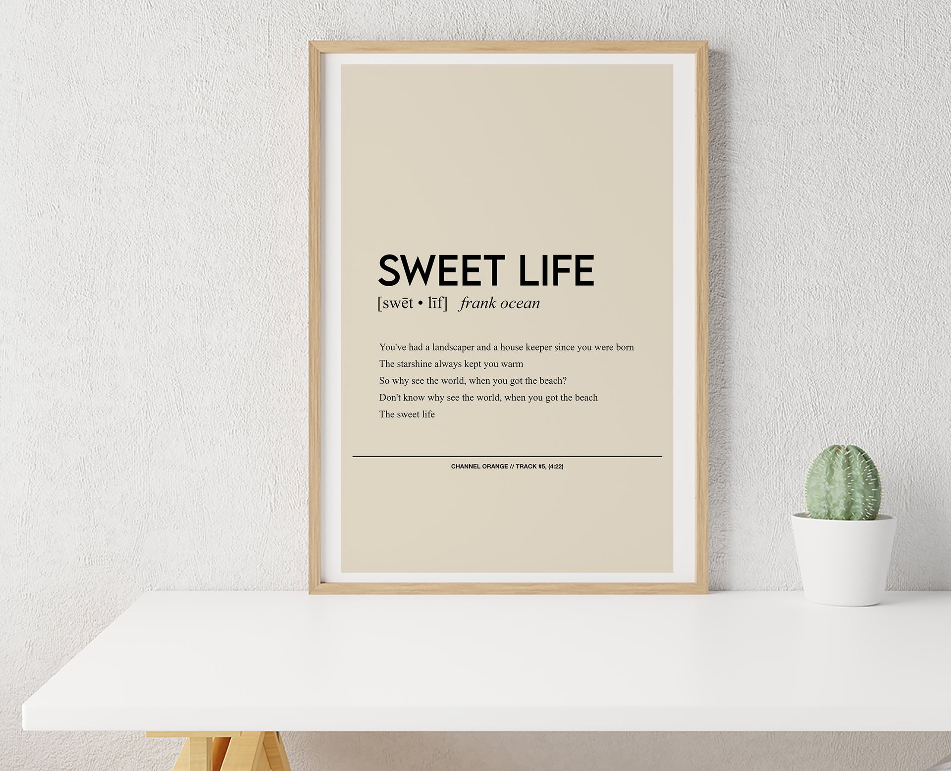 Frank Ocean - Sweet Life – COLORED CHORDS