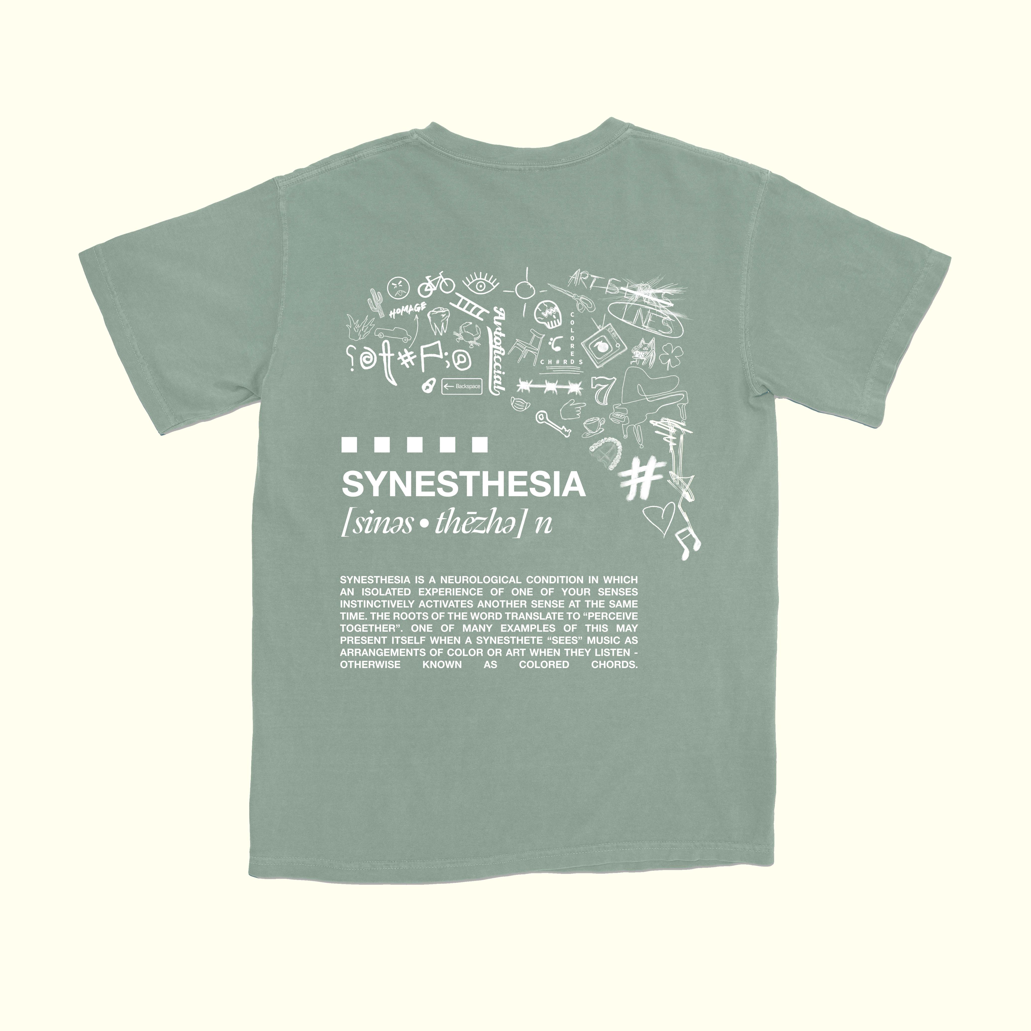 Mural Vintage Tee - Sage – COLORED CHORDS